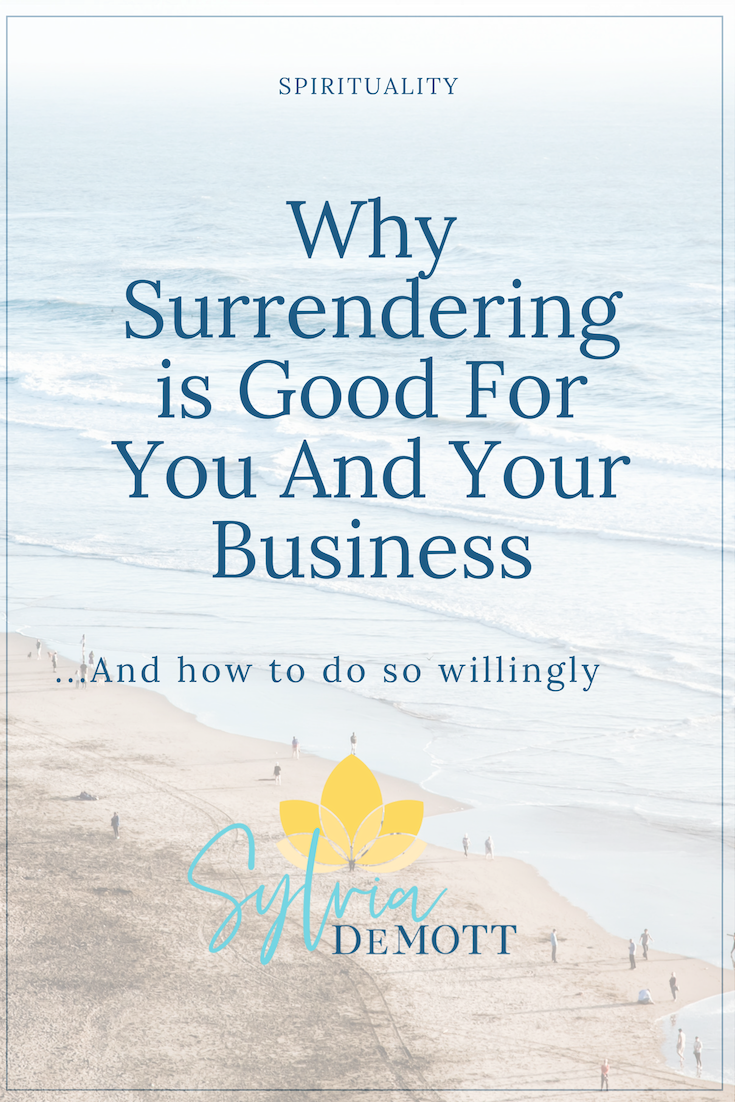 Why Surrendering is Good For You And Your Business - Sylvia DeMott